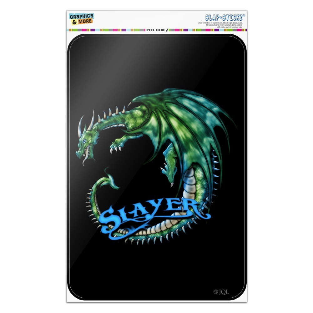 Dragon Slayer Fantasy Gaming Home Business Office Sign - Walmart.com