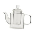 CUTICATE Glass Teapot Blooming Tea 350ml Kung Fu Tea Pot Stovetop with Removable Infuser Clear ...