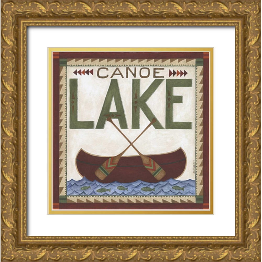 Shamp, Cindy 26x26 Gold Ornate Wood Framed with Double Matting Museum ...