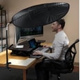 Office Cubicle Shade Cubicle Desk Light Shield to Block Anti-Glare ...
