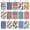 10 Sheets Countdown Advent Calendar Number Sticker Box Package Seal ...