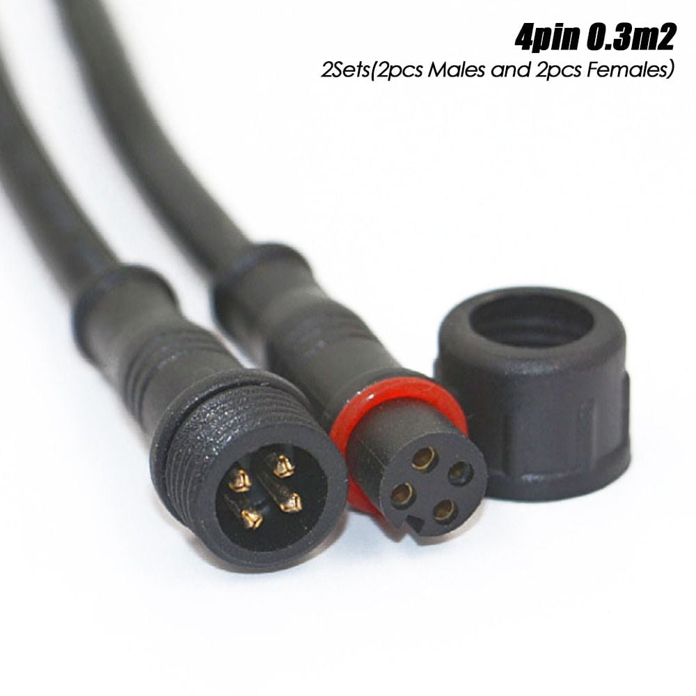 Black Display Pin Signal Line M12 Waterproof Connector Line Optional ...