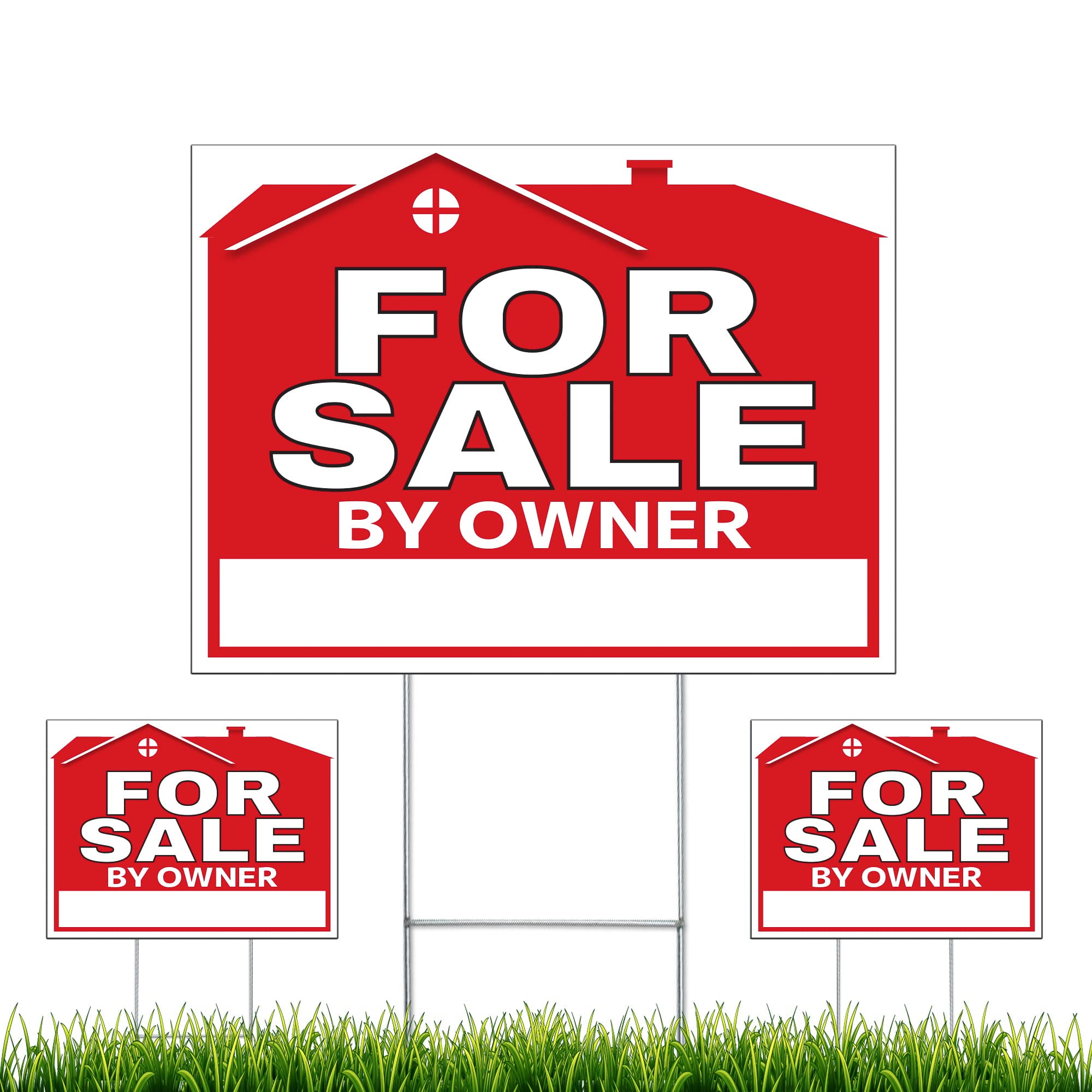 NEXT LEVEL SIGNS | For Sale By Owner Yard Signs | 24 W x 18 H Inches ...