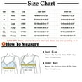 Sleep Bras for Women Back-Smoothing Bra Feature V-Neck Push-up Bra ...