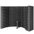 14''x11'' Microphone Isolation Shield, Folding sound-absorbing panel ...
