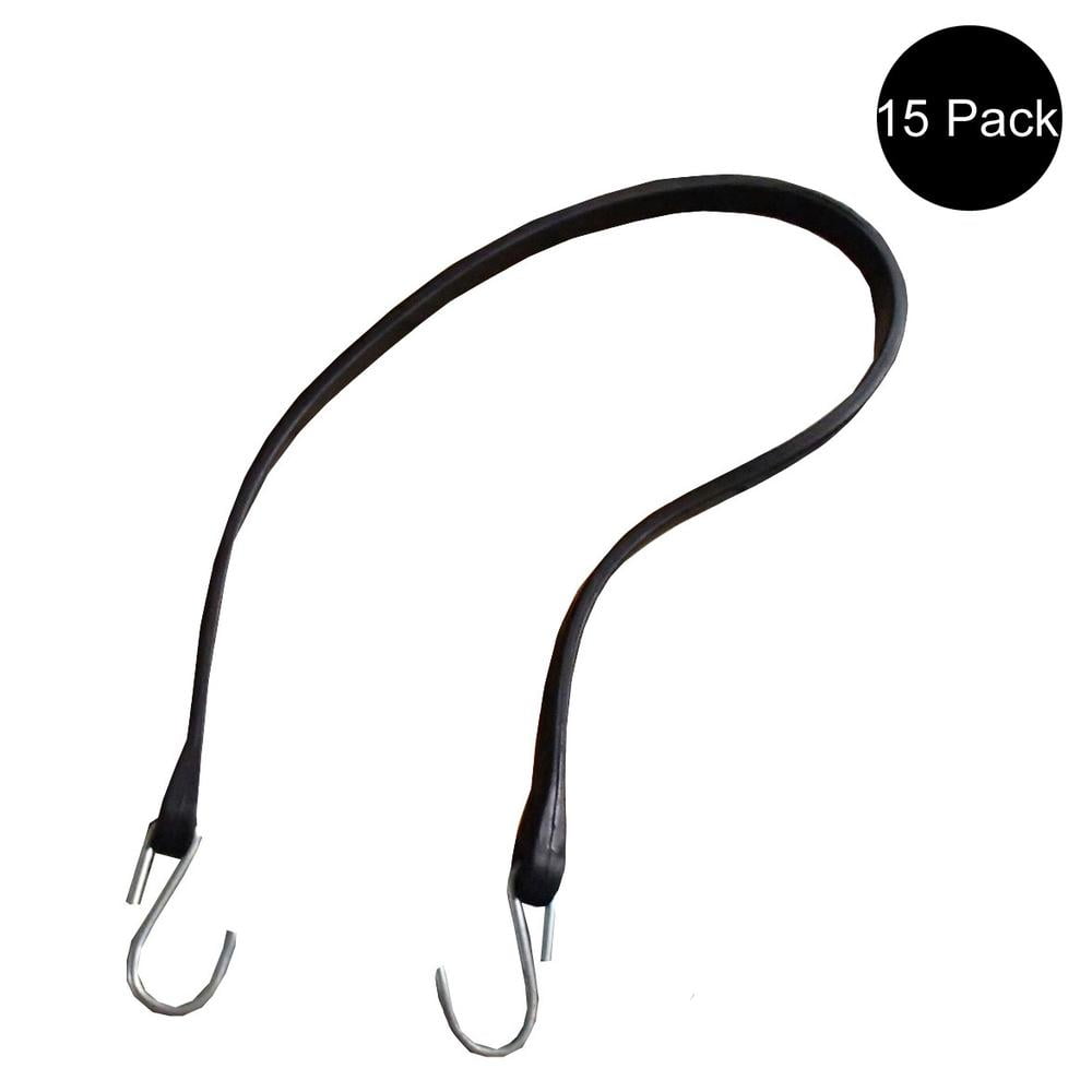 Tarp Strap 41" (15) Pack Natural Rubber Trailer Truck Tie Down Bungee ...