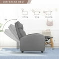 Homall Fabric Massage Chair Adjustable Reclining Chairs Home Theater ...