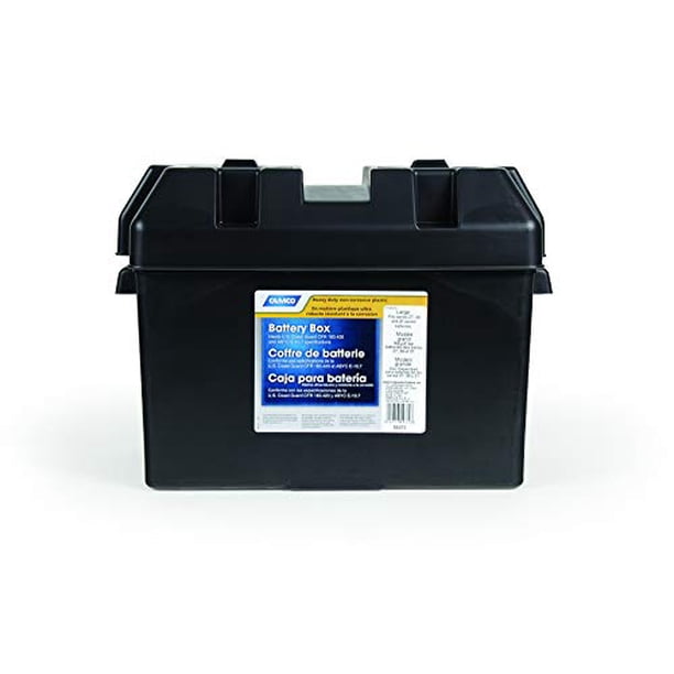 Camco Heavy Duty Large Battery Box with Straps and Hardware - Group 27 ...