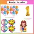 Ms Rachel Balloons Party Supplies 1st Big Number Decorations Decor Kit ...