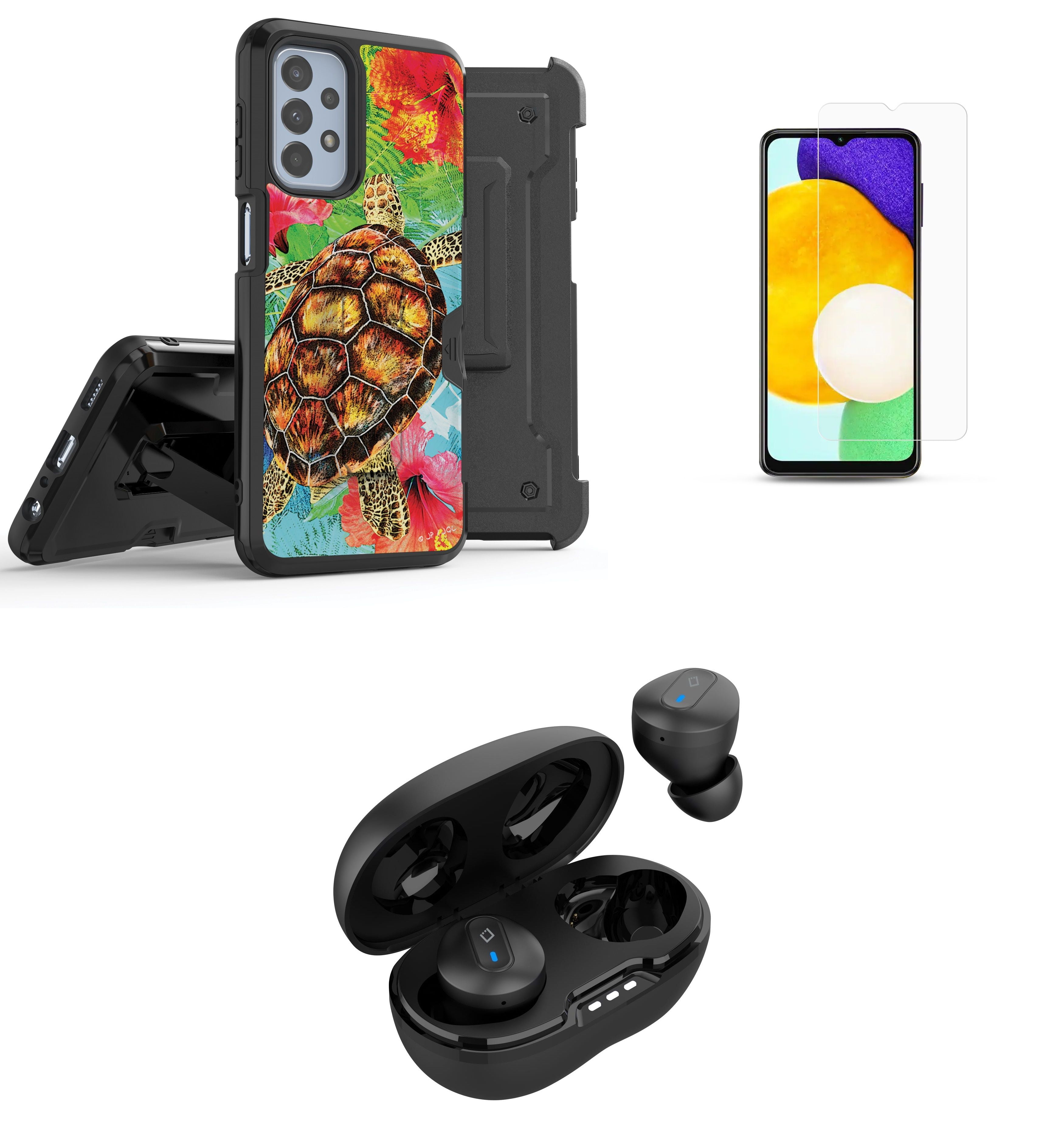 Accessories Bundle Pack for Samsung Galaxy A52 5G Case - Heavy Duty ...