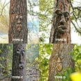 3D Tree Face Decor, Garden Peeker Figurine, Tree Hugger Statue Yard Art ...