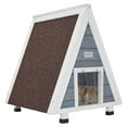 Petsfit Outdoor Cat House , Outside Feral Cat Shelter with Escape Door ...