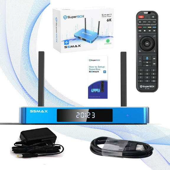 SuperBox S5 Max 2025 with Voice Remote – Smart TV Box, 4GB RAM+64GB ROM ...