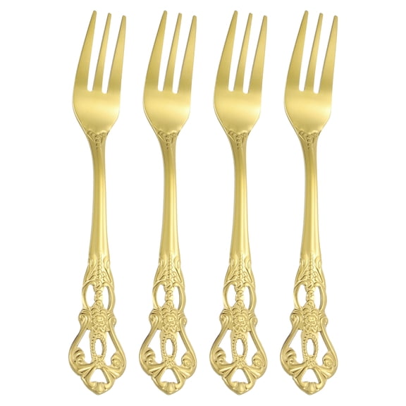 12-Pieces Salad Forks, Stainless Steel 6.7 Inches Small Dessert Forks ...