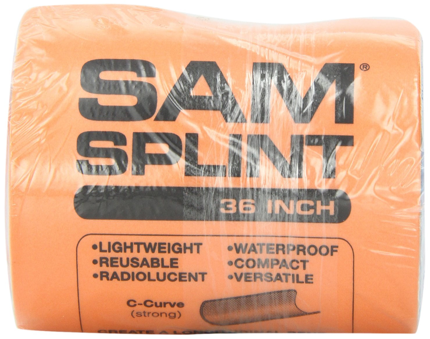 SAM Rolled Splint 36", Orange/Blue - Walmart.com