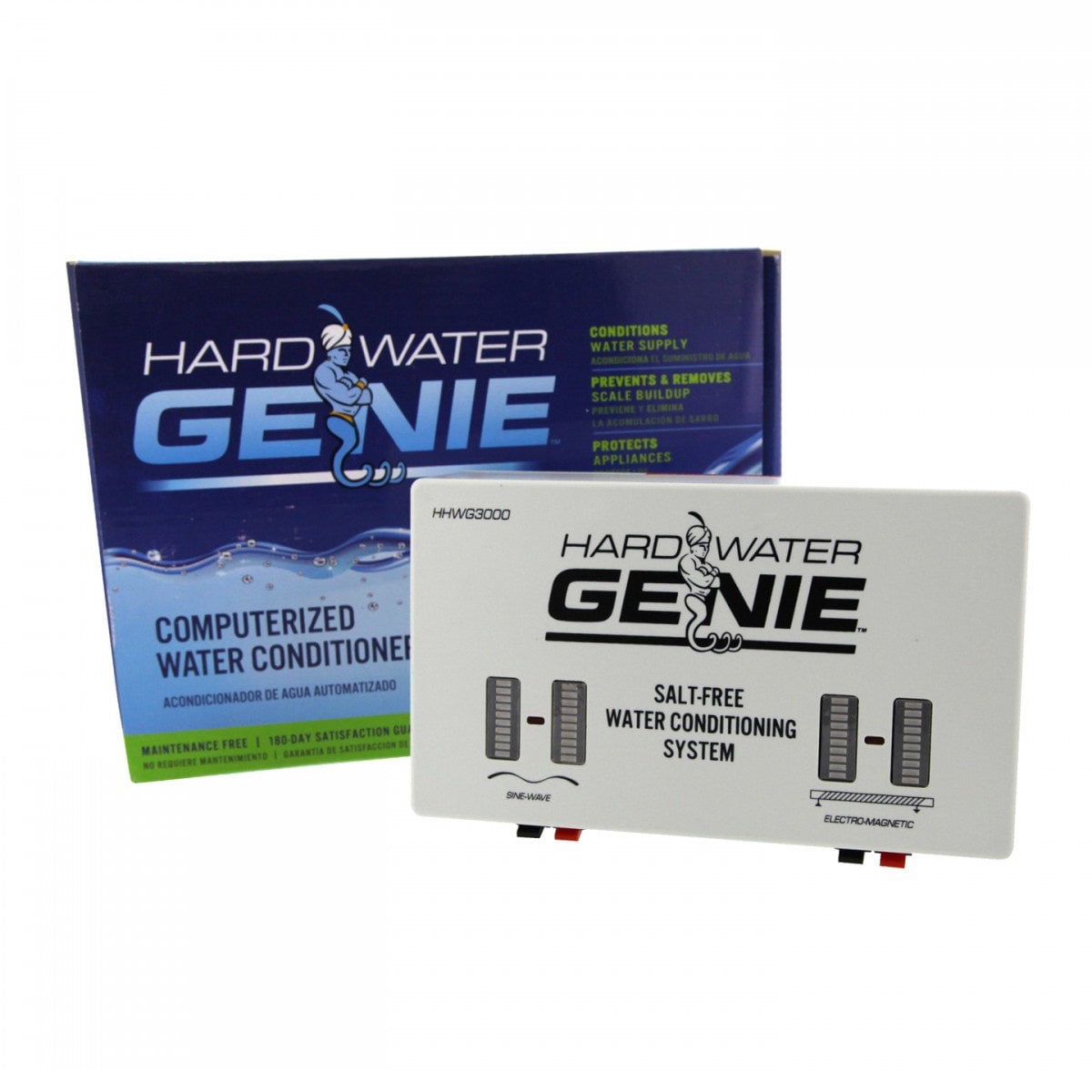Hard Water Genie Salt-Free Conditioner Softener Treatment and Descaler ...