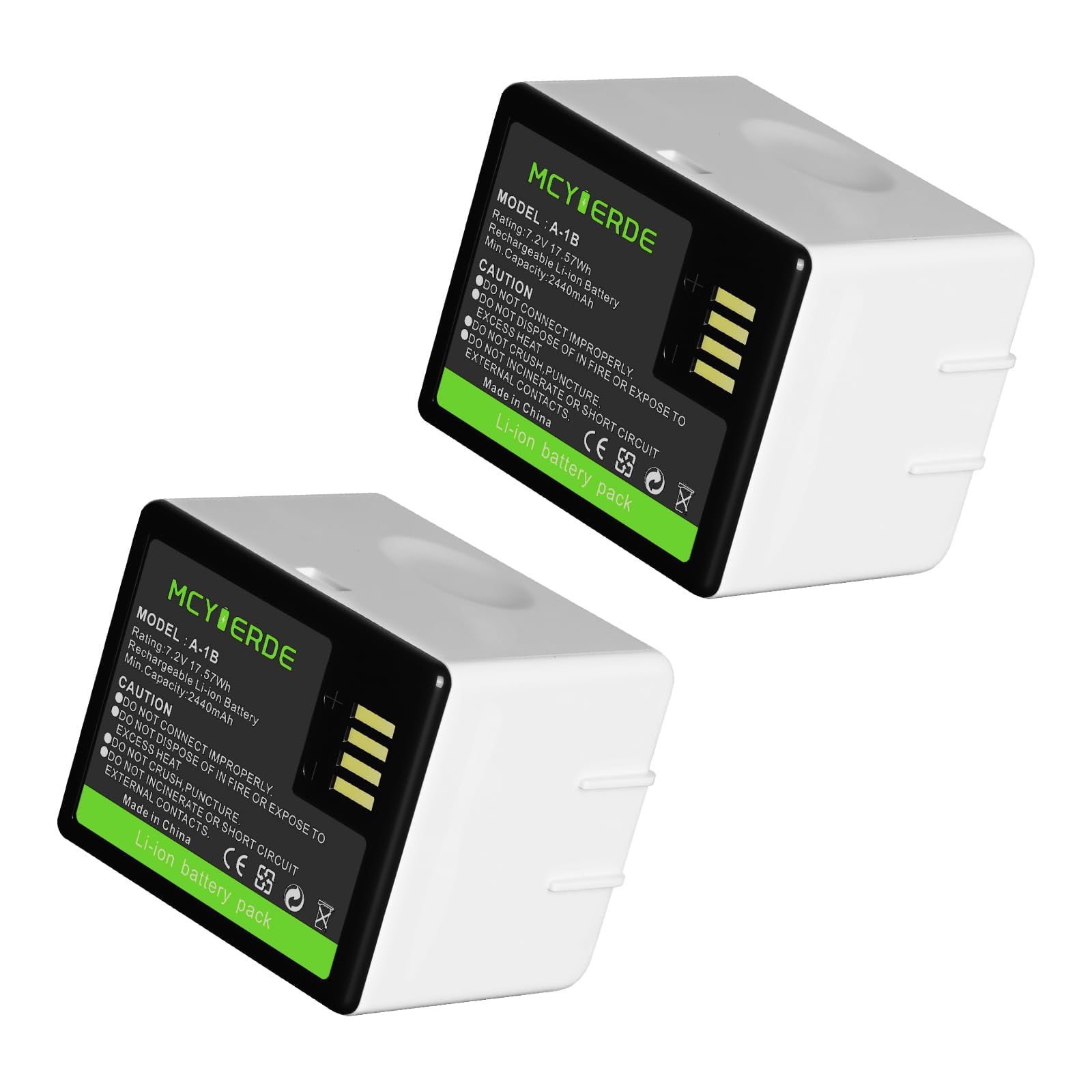 Click here for Mcyierde 2-Pack A-1 A-1b Replacement Battery Compa... prices