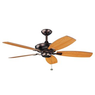 Koho 52 in. Integrated LED Oil Rubbed Bronze Ceiling Fan with Light ...