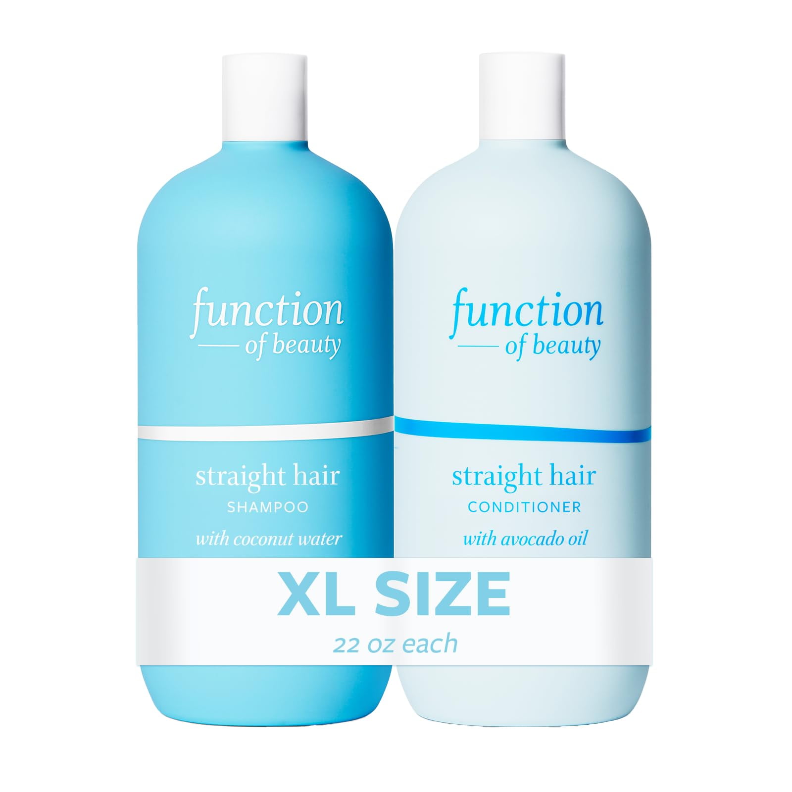 Function of Beauty Straight Hair Shampoo & Conditioner Set, 22 oz Each ...