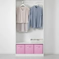 Yoytoo 6 Pack Pink Foldable Fabric Cube Storage Bins 11 Collapsible