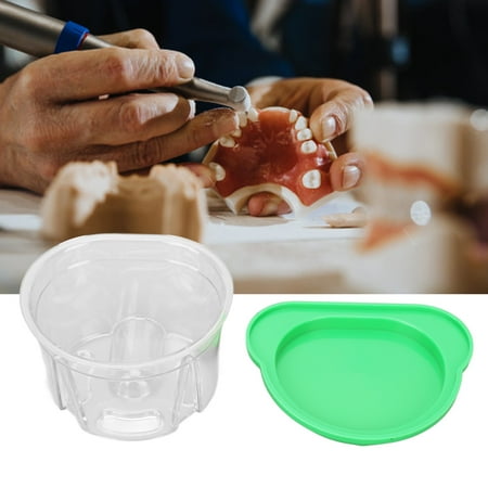 Denture Case, Compact Plastic Agar Box Denture Bath Boxes Replication ...