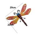 Andy's Orchids 3 Pack Metal Dragonfly Wall Decor,Wall Art Hanging ...