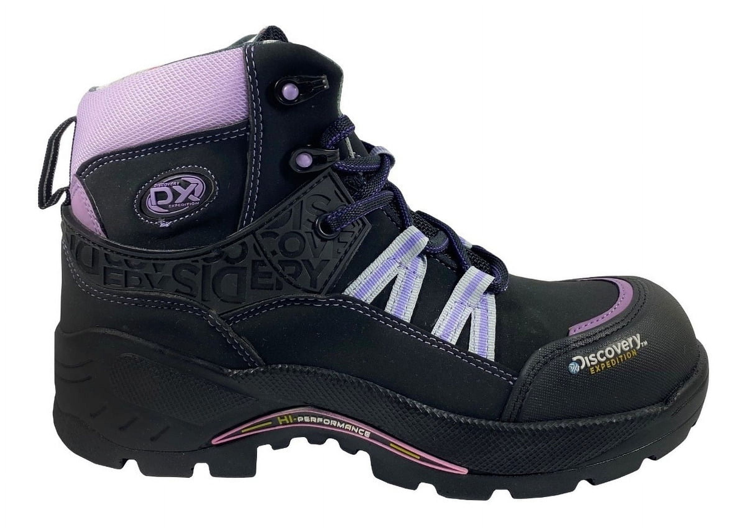 Botas Hiking Discovery Expedition 2503 Negro/Morado Dama | Walmart en línea