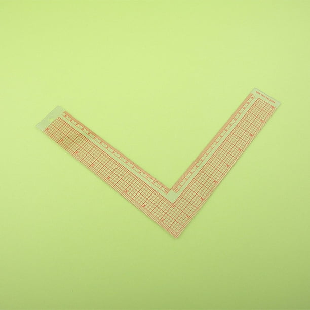 SHENMO 1PC L-Shape Square Angle Ruler,Sewing Measuring Ruler,90 Degree ...
