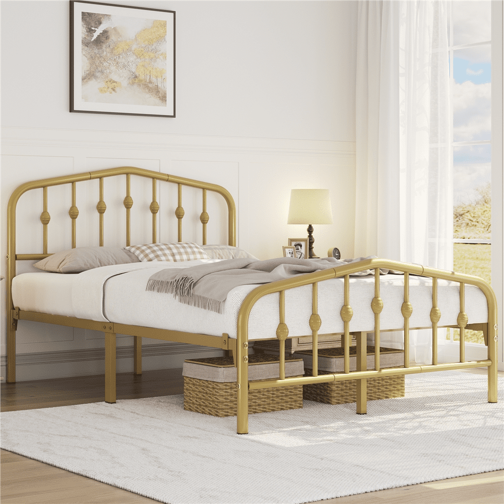 Click here for Fullfurnique Modern Metal Bed Frame With Arched He... prices