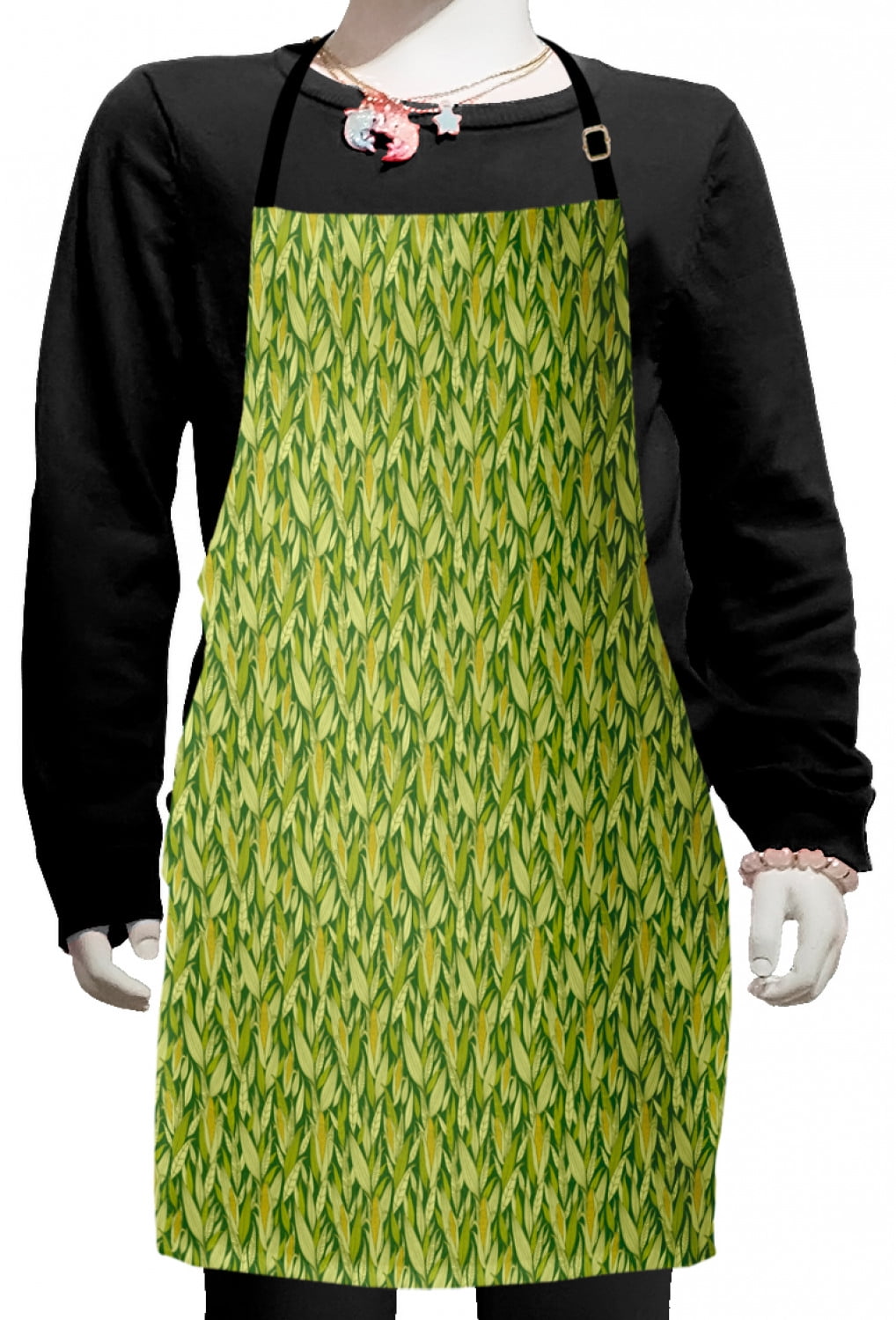 Garden Kids Apron, Corn Plants Field with Leaves Agricultural Food ...