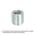 Uxcell M10 to M6 Thread Adapters Sleeve Reducing Nut 10mm Screw Pipe ...
