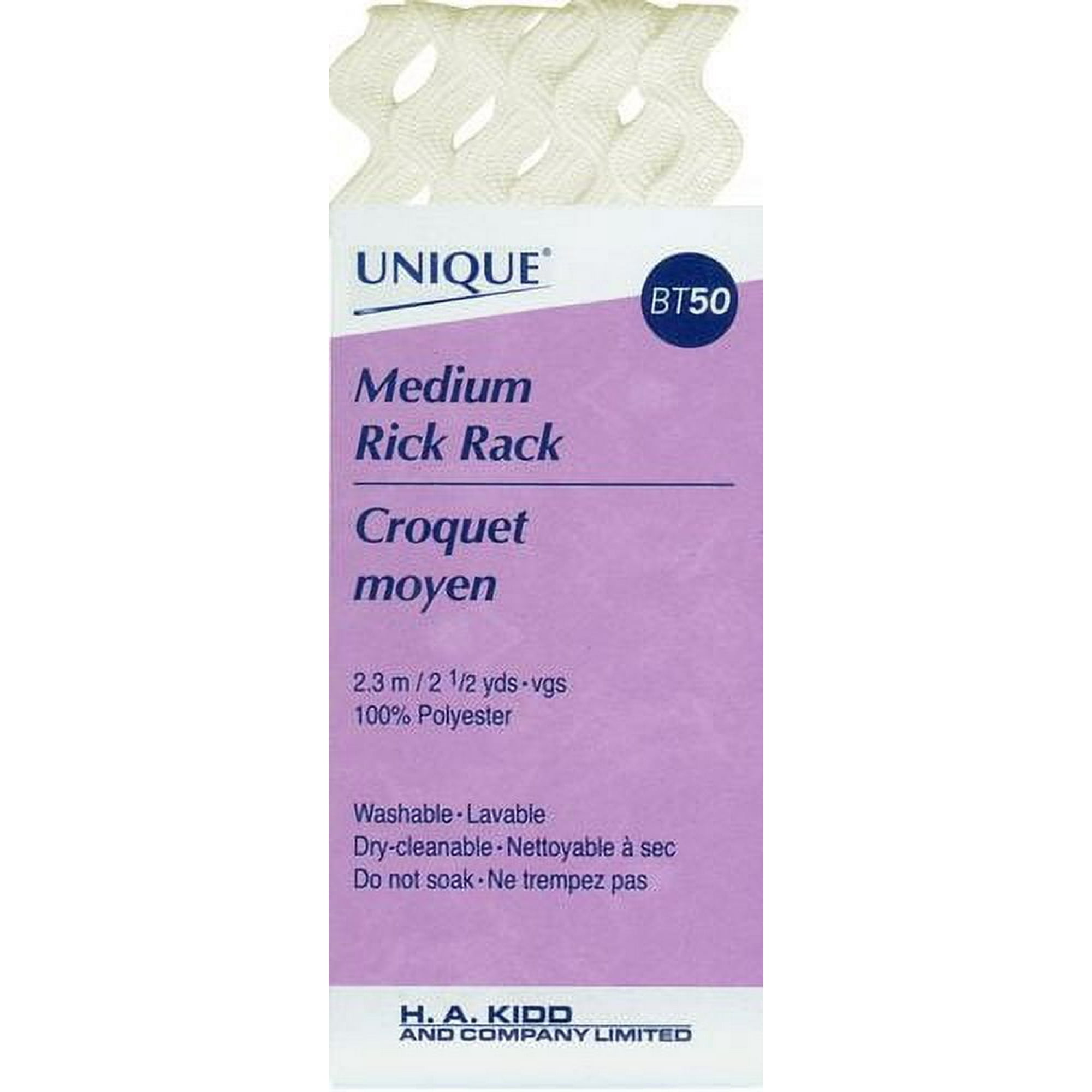 Click here for Unique Pretzels Unique Medium Rick Rack  6mm X 2.3... prices