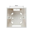 Surface Mount Wall Switch Socket Box Outlet 1 Gang 86 Type White ...