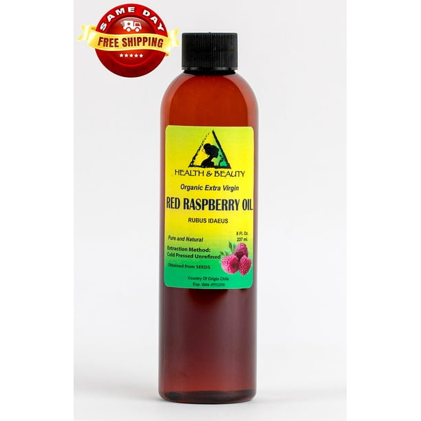 RED RASPBERRY SEED OIL UNREFINED ORGANIC EXTRA VIRGIN COLD PRESSED PURE ...