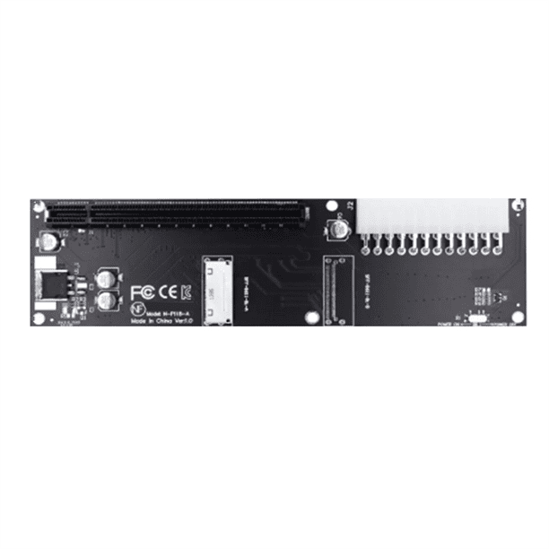 Oculink SFF-8612 8X to PCIE X16 PCI-Express Adapter with ATX 24Pin ...