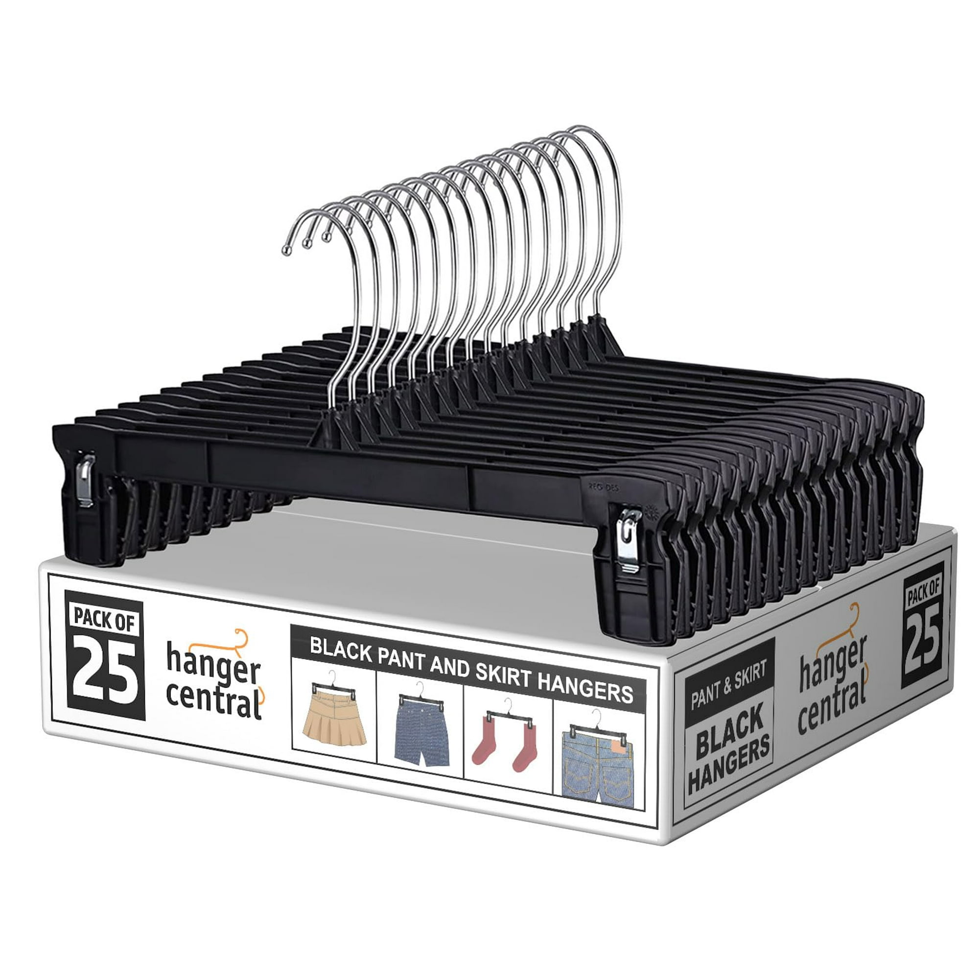 Click here for Hanger Central 25 Pack Heavy Duty Plastic Bottoms... prices