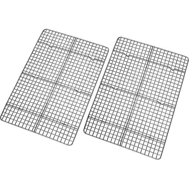 Stainless Steel Grid Cooling Rack For Baking Grill Grid Wire Rack - 2 ...