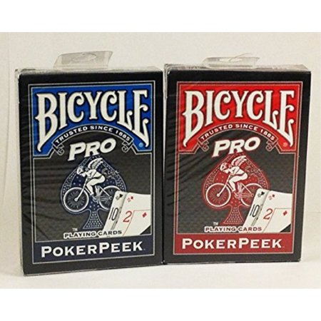 Poker Bicycle Pro Peek Playing Cards - 2 Decks! | Walmart Canada