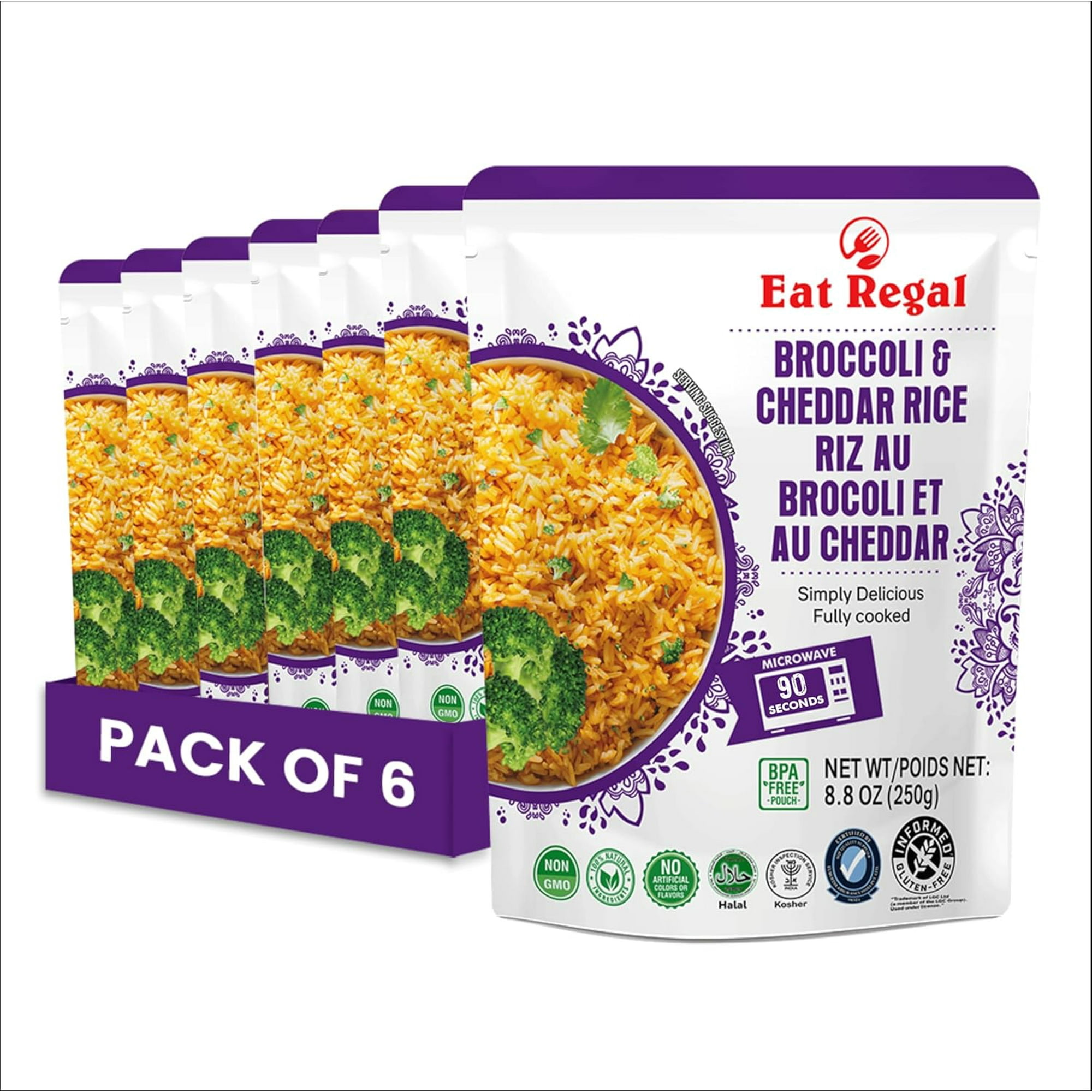 Click here for Eat Regal Ready To Eat Broccoli & Cheddar Flavored... prices
