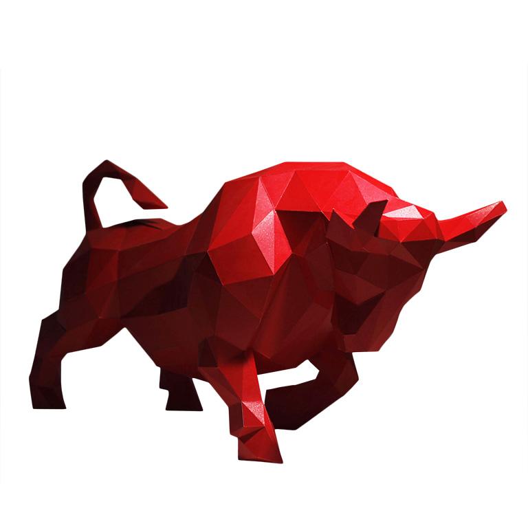 PAPERCRAFT WORLD DIY 3D Bull Model - Walmart.com