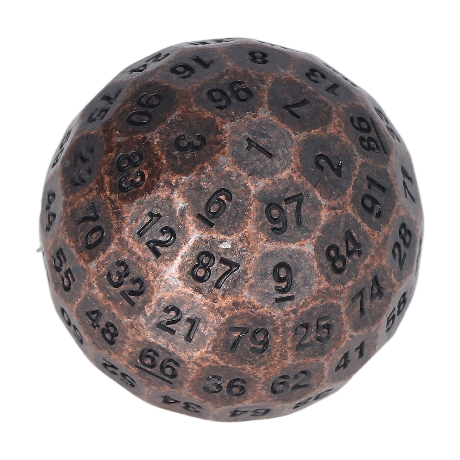 Dados De 100 Caras, Dados De Metal De 100 Caras Grandes Exquisitos ...