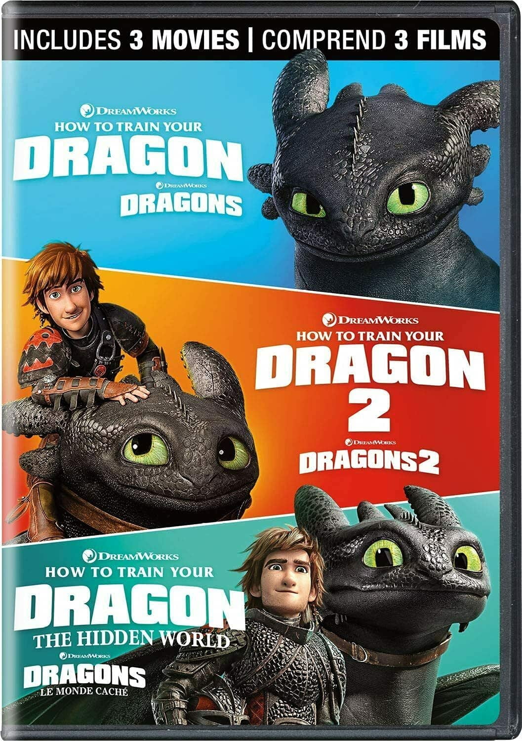 How To Train Your Dragon: 3-Movie Collection (DVD) - Walmart.com