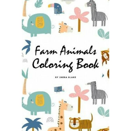 Farm Animals Coloring Book for Children (6x9 Coloring Book / Activity ...