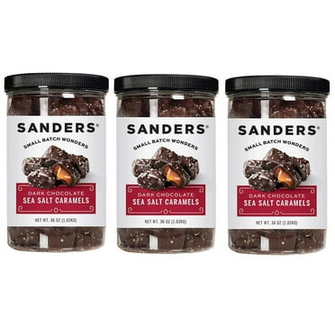 Sanders Dark Chocolate Sea Salt Caramels, 36 oz - Walmart.com