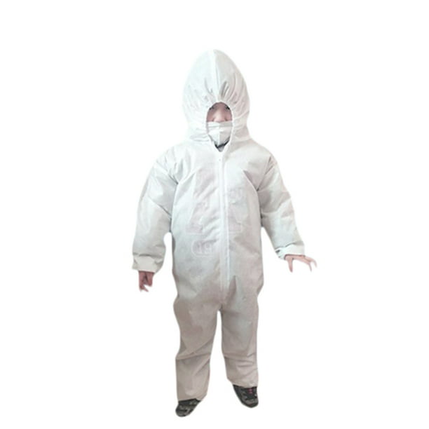 Kids Baby Disposable Protective Clothing Hazmat Suit Safety Coverall ...