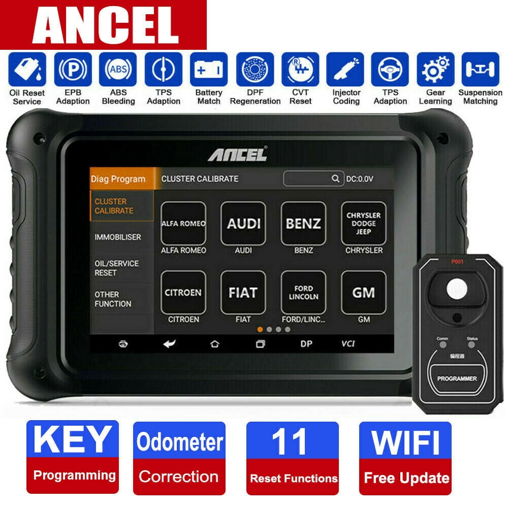 ANCEL DP500 Key Programmer Auto Automotive Scanner Odo-meter Adjustment ...