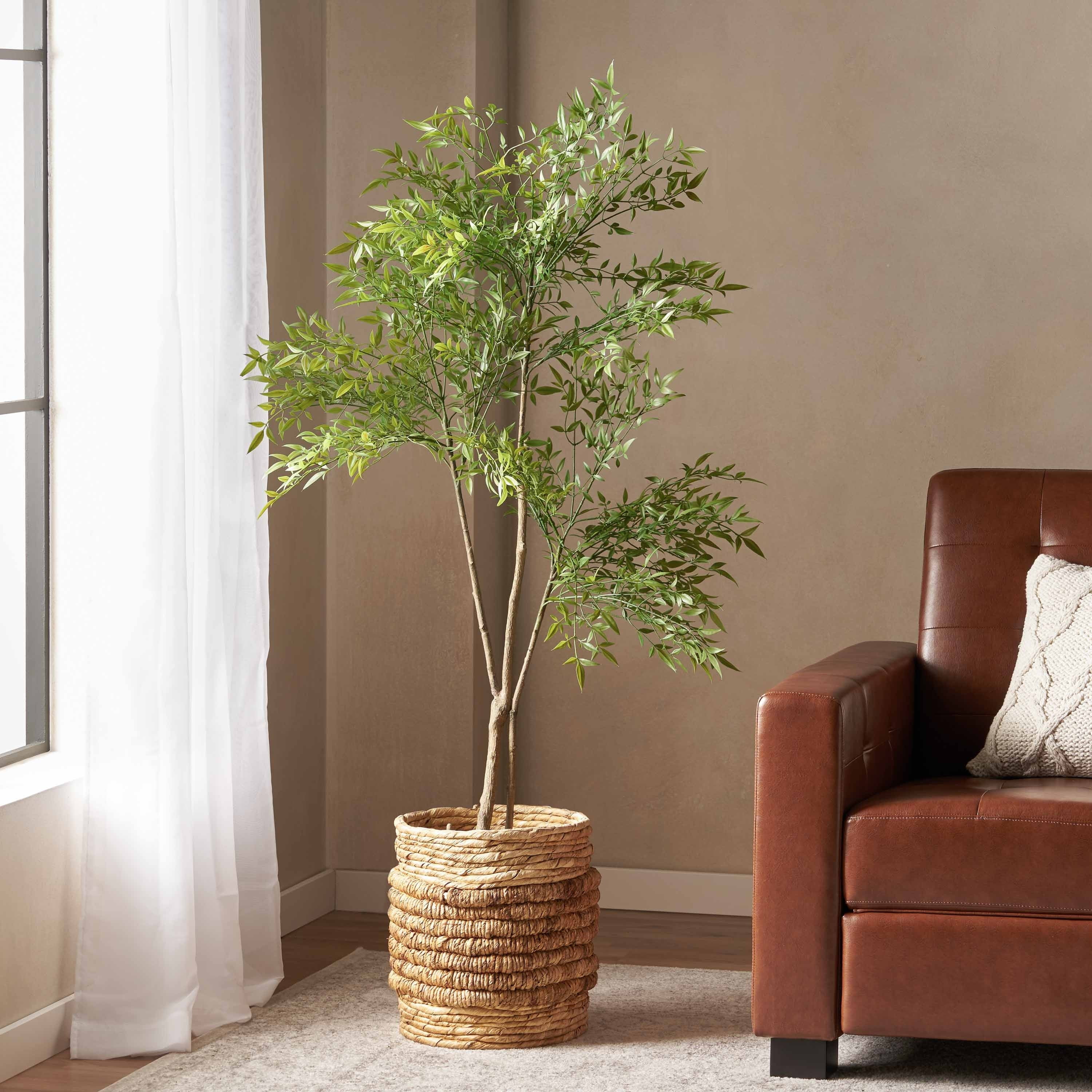 Christopher Knight Home Purling Artificial Heavenly Bamboo Nandina Tree ...