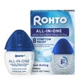 (2 pack) Rohto All-In-One, Redness Reliever, Cooling Eye Drops, Multi ...