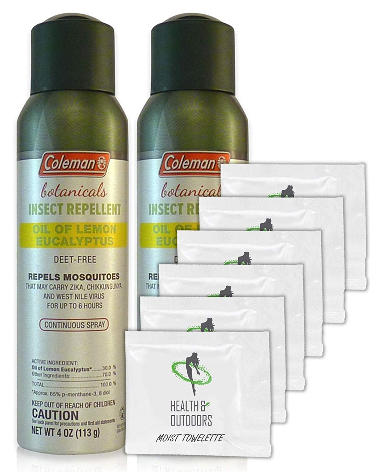 Coleman Botanicals Lemon Eucalyptus Insect Repellent DEET Free - 4oz ...