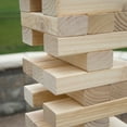 Hey! Play! Giant Original Wood Block Game Set for Outside Yard, Jumbo ...